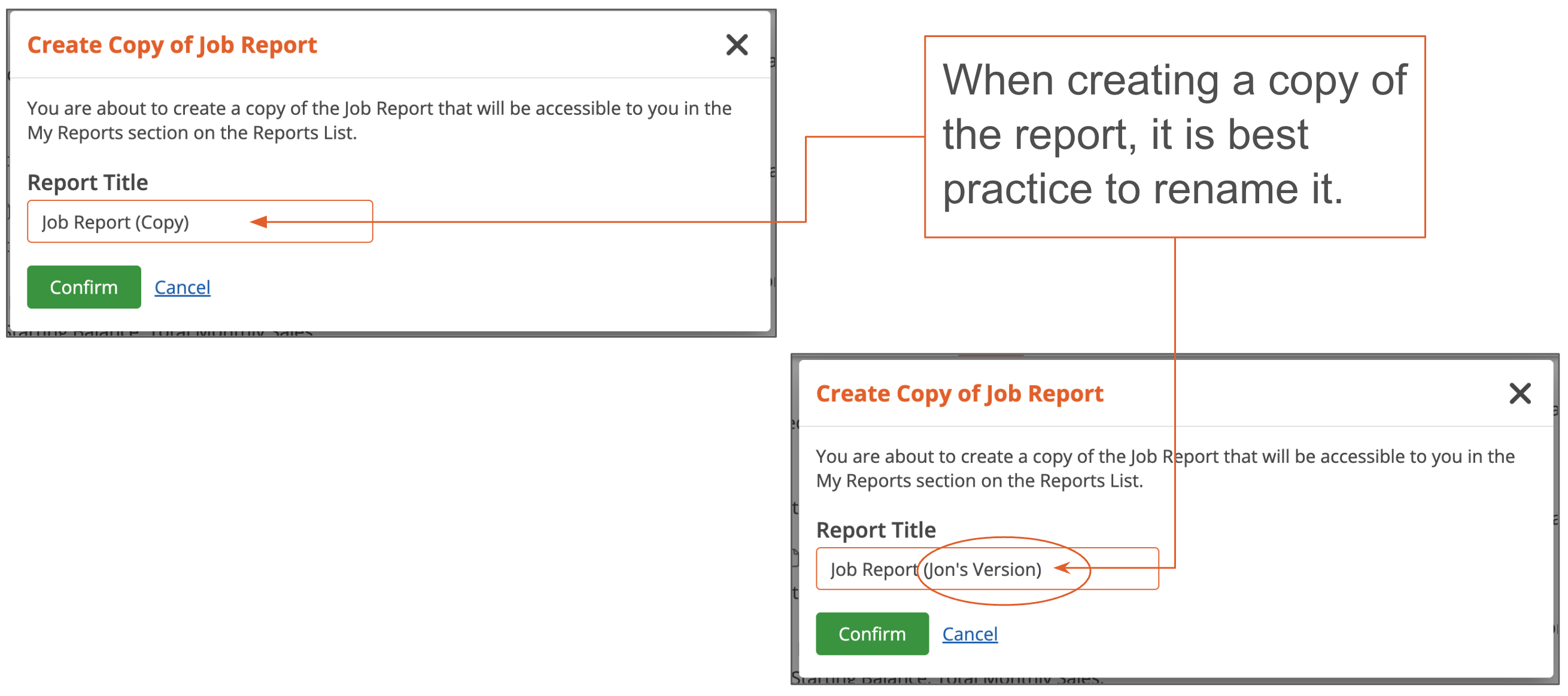 Pro Reports: Copy A Report – ServiceCore