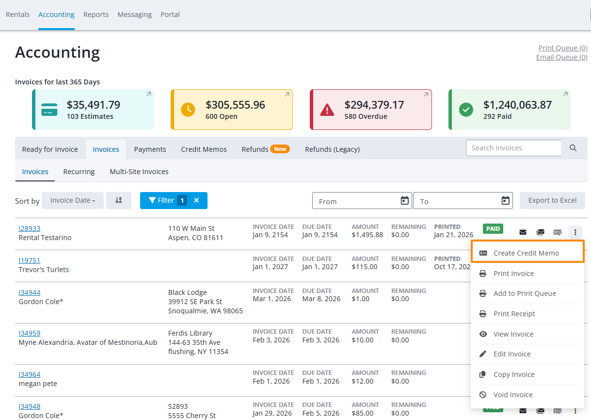Manual Credit Memos Overview and FAQs – ServiceCore