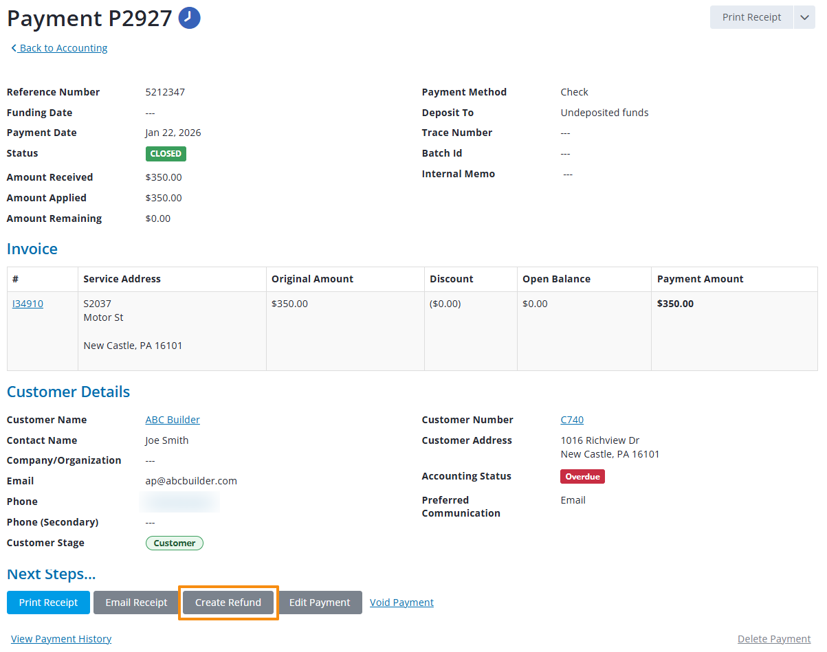 Refunds Overview and FAQs – ServiceCore