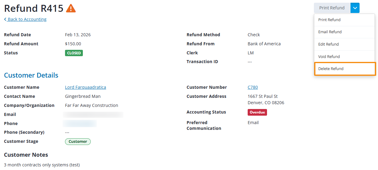 Refunds Overview and FAQs – ServiceCore